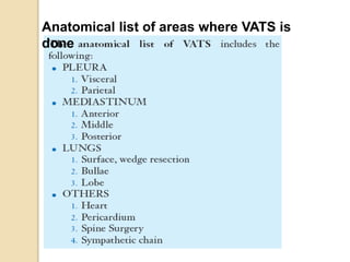 Video assisted thoracic surgery | PPTX