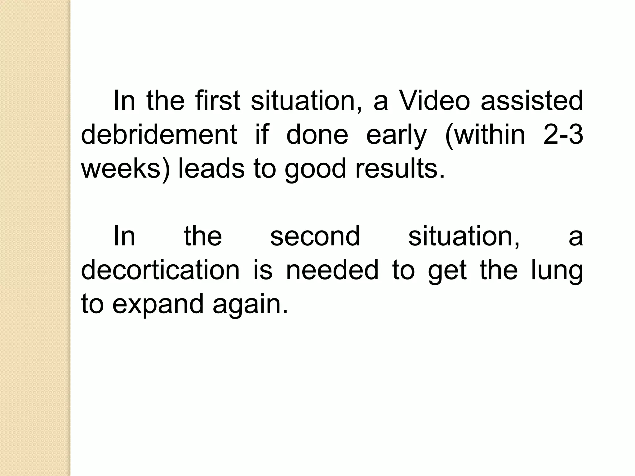 Video assisted thoracic surgery (VATS) seminar | PPTX