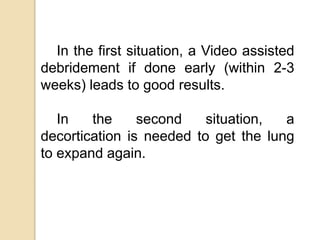 Video assisted thoracic surgery (VATS) seminar | PPTX