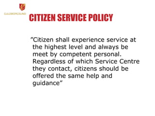 Video operated citizen services | PPTX | Business | Business and Finance
