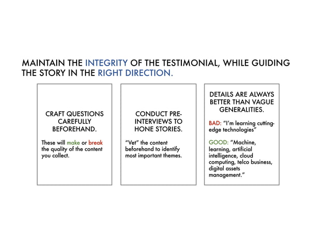 Video Testimonials for Marketing - Best known methods | PPT