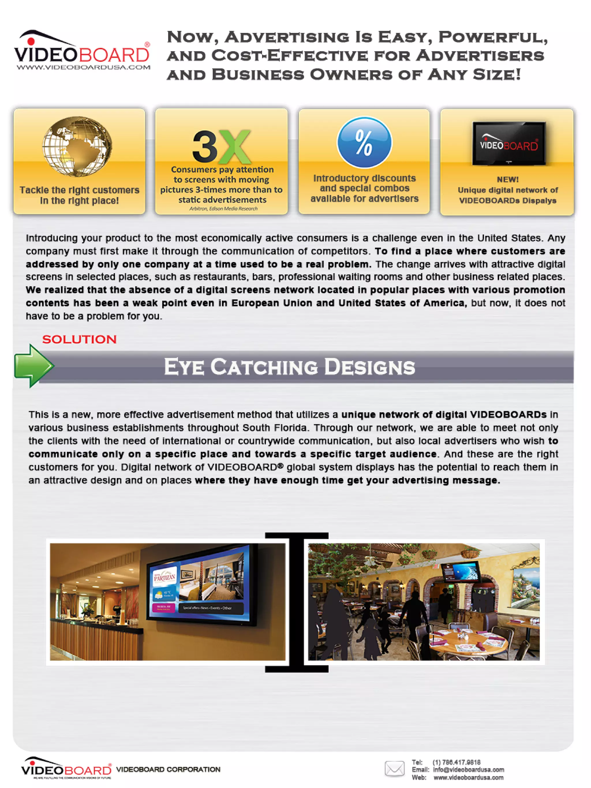 VideoBoard Digital Signage | PDF