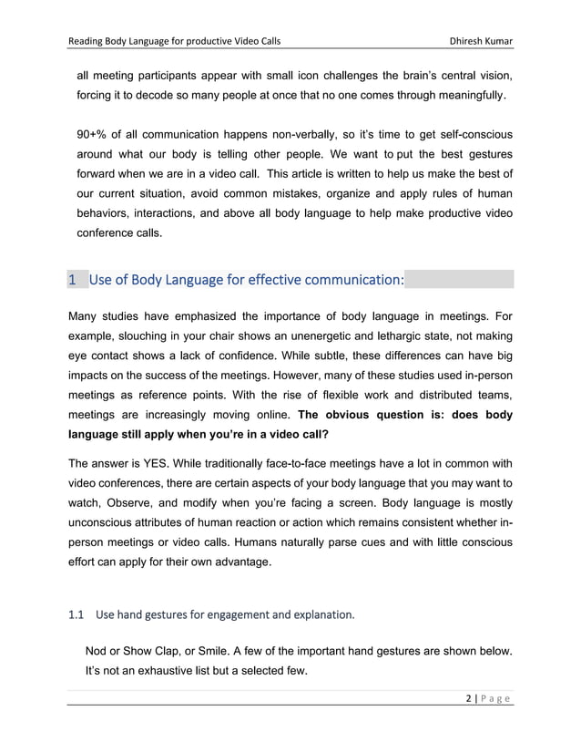 Video Call and Body Language.pdf
