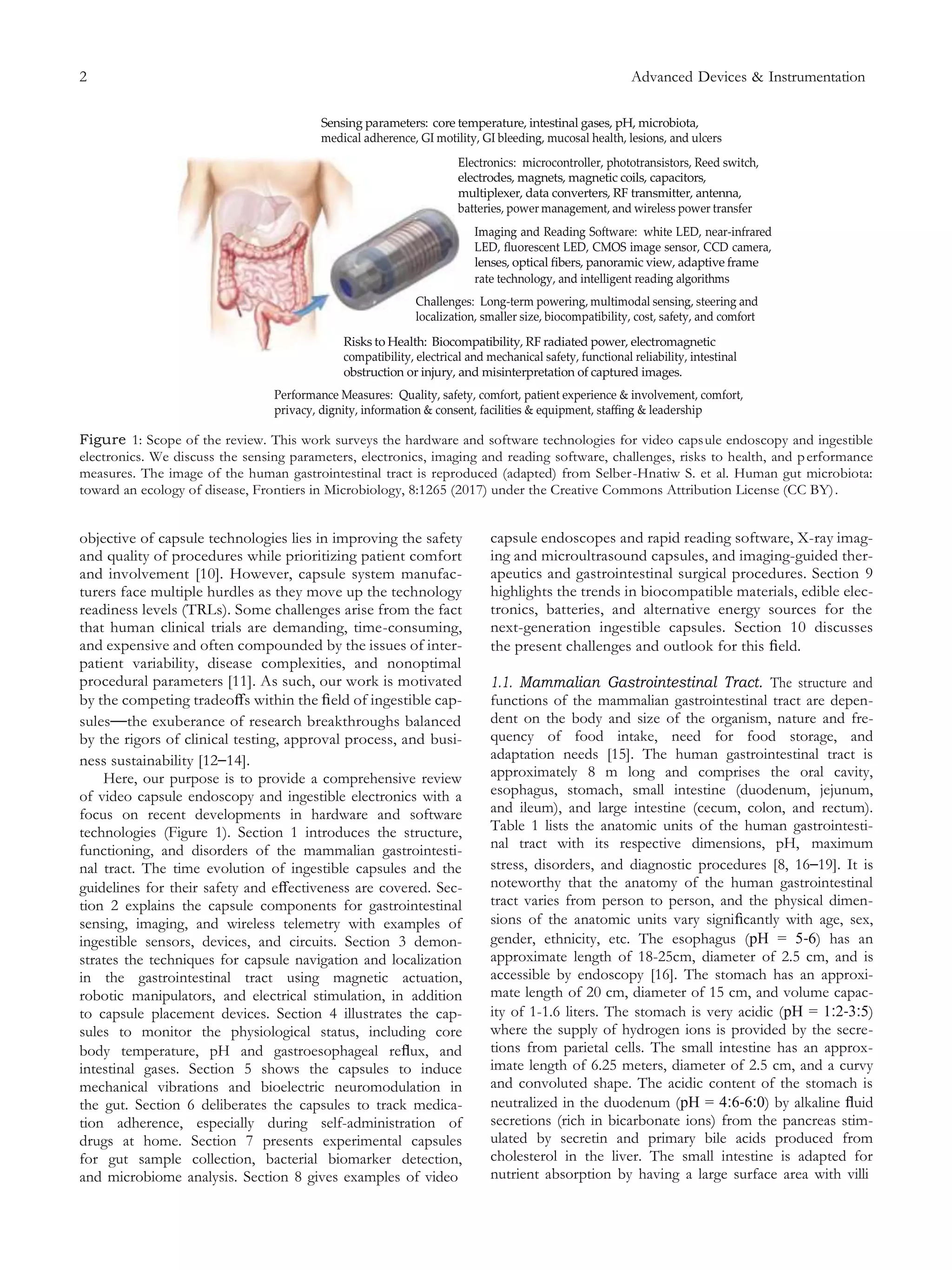 Wireless Capsule Endoscopy Review of Commercial Capsules | DOCX