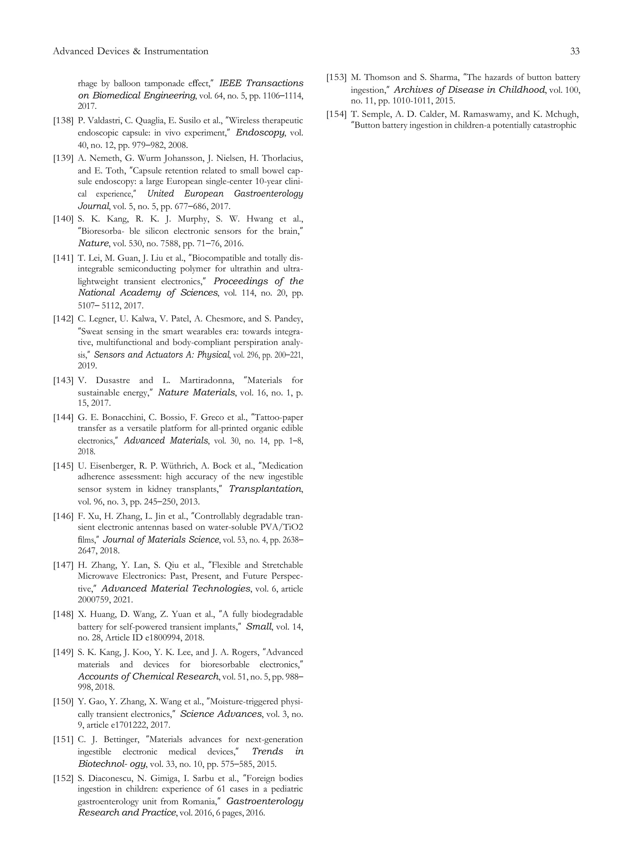 Wireless Capsule Endoscopy Review of Commercial Capsules | DOCX