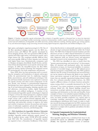 Wireless Capsule Endoscopy Review of Commercial Capsules | DOCX