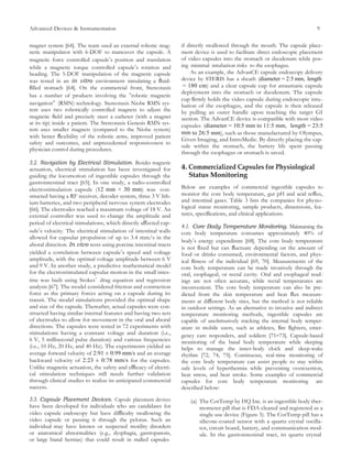 Wireless Capsule Endoscopy Review of Commercial Capsules | DOCX