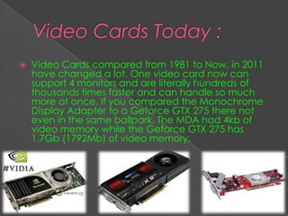 Video cards | PPTX