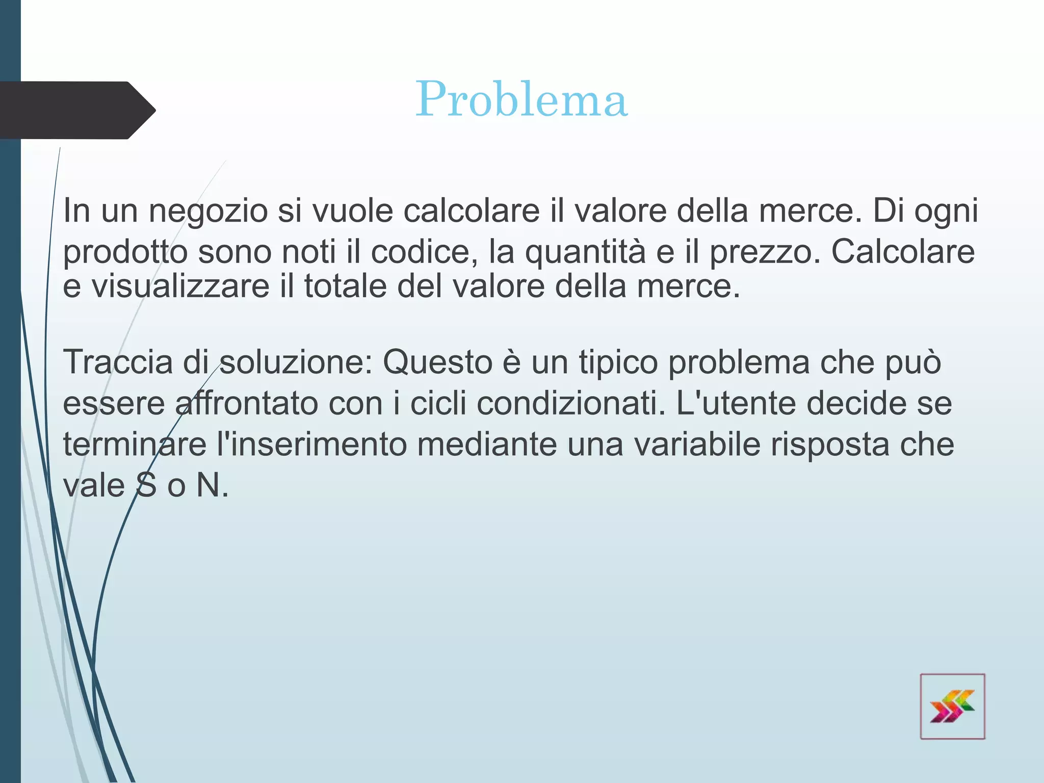 I cicli in Python 3 | PPTX
