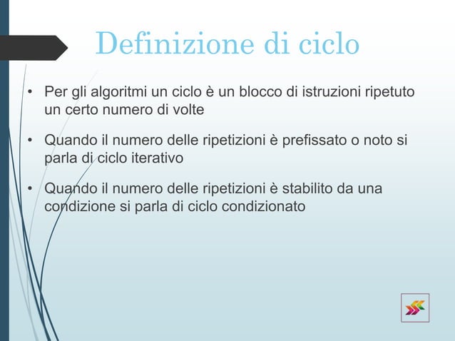 I cicli in Python 3 | PPT