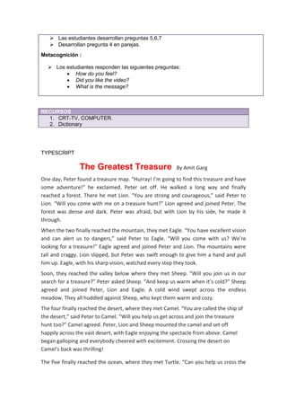 THE GREATEST TREASURE VIDEO | PDF | Outdoor Attractions | Attractions