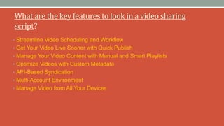 Video cms | PPT
