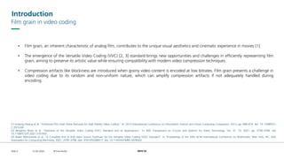 Gain of Grain: A Film Grain Handling Toolchain for VVC-based Open ...