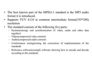 Video coding standards ppt | PPTX