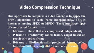 Video compression | PPTX