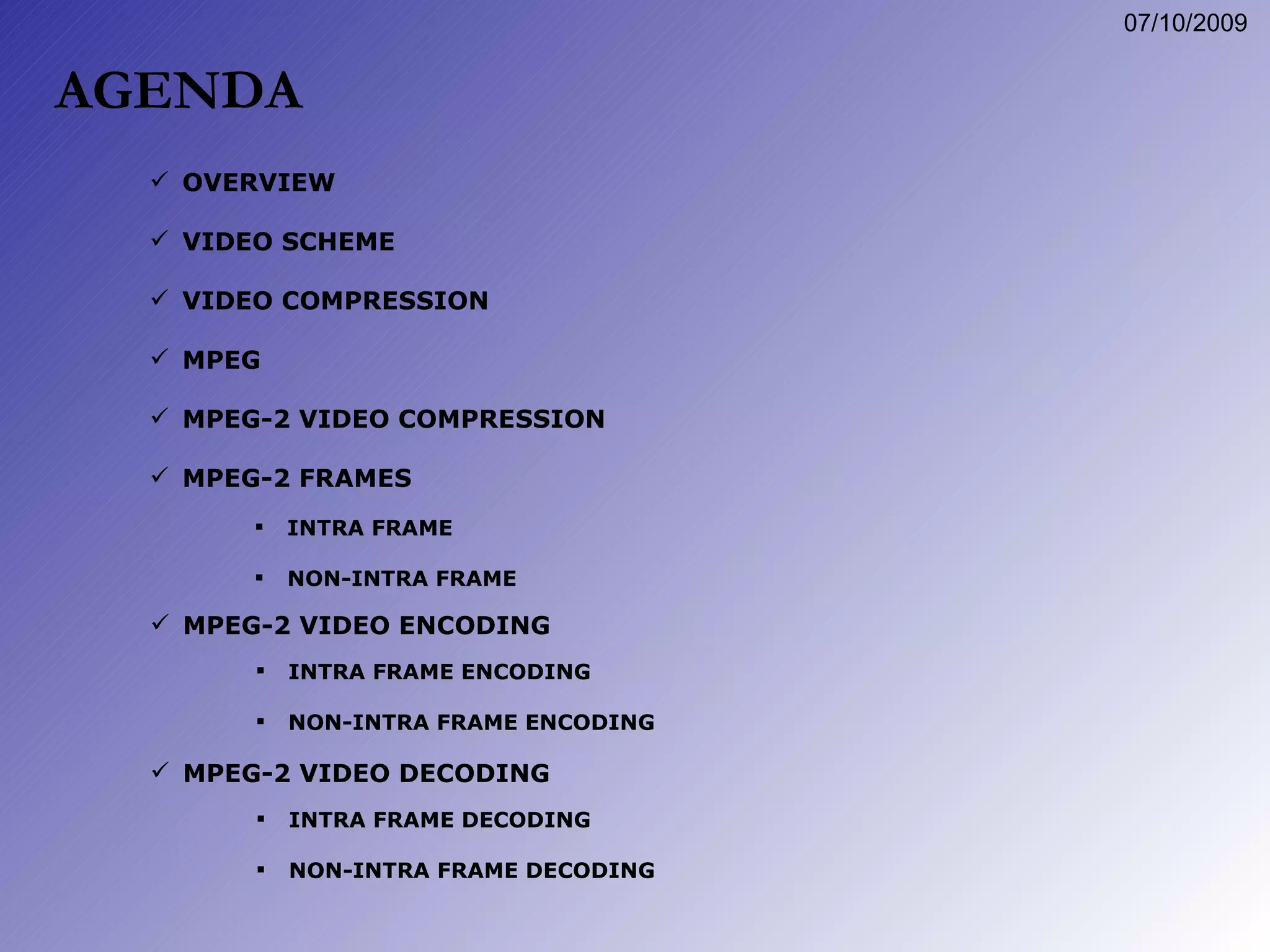 Video Compression Basics - MPEG2 | PPT