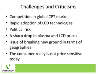 Videocon | PPT | Free Download