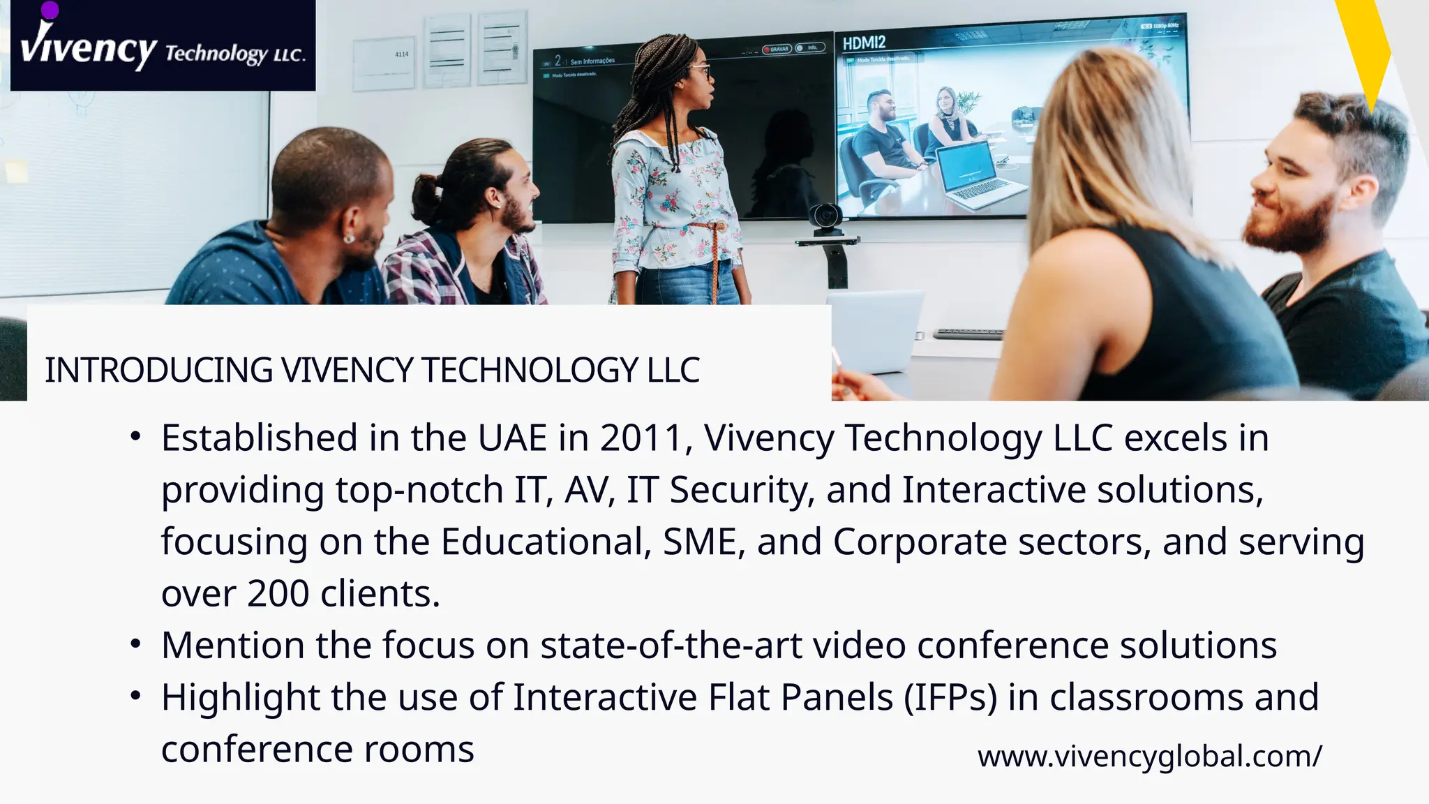 Advanced Video Conference Solutions by Vivency | PPTX