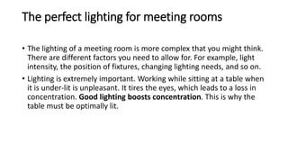 High tech Video conference room design | PPT