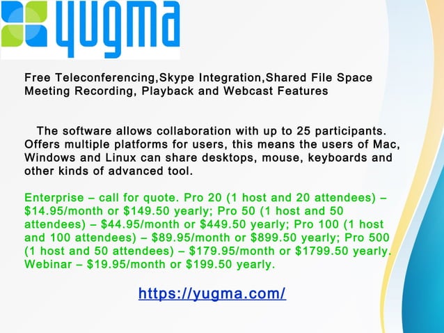 Useful Video Conferencing Tools | PPT | Web Conferencing | Computer Software and Applications