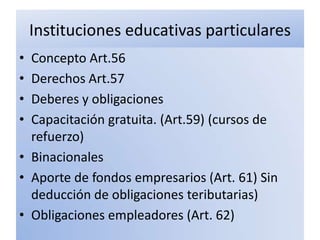LEGISLACIÓN EDUCATIVA ECUATORIANA | PPTX