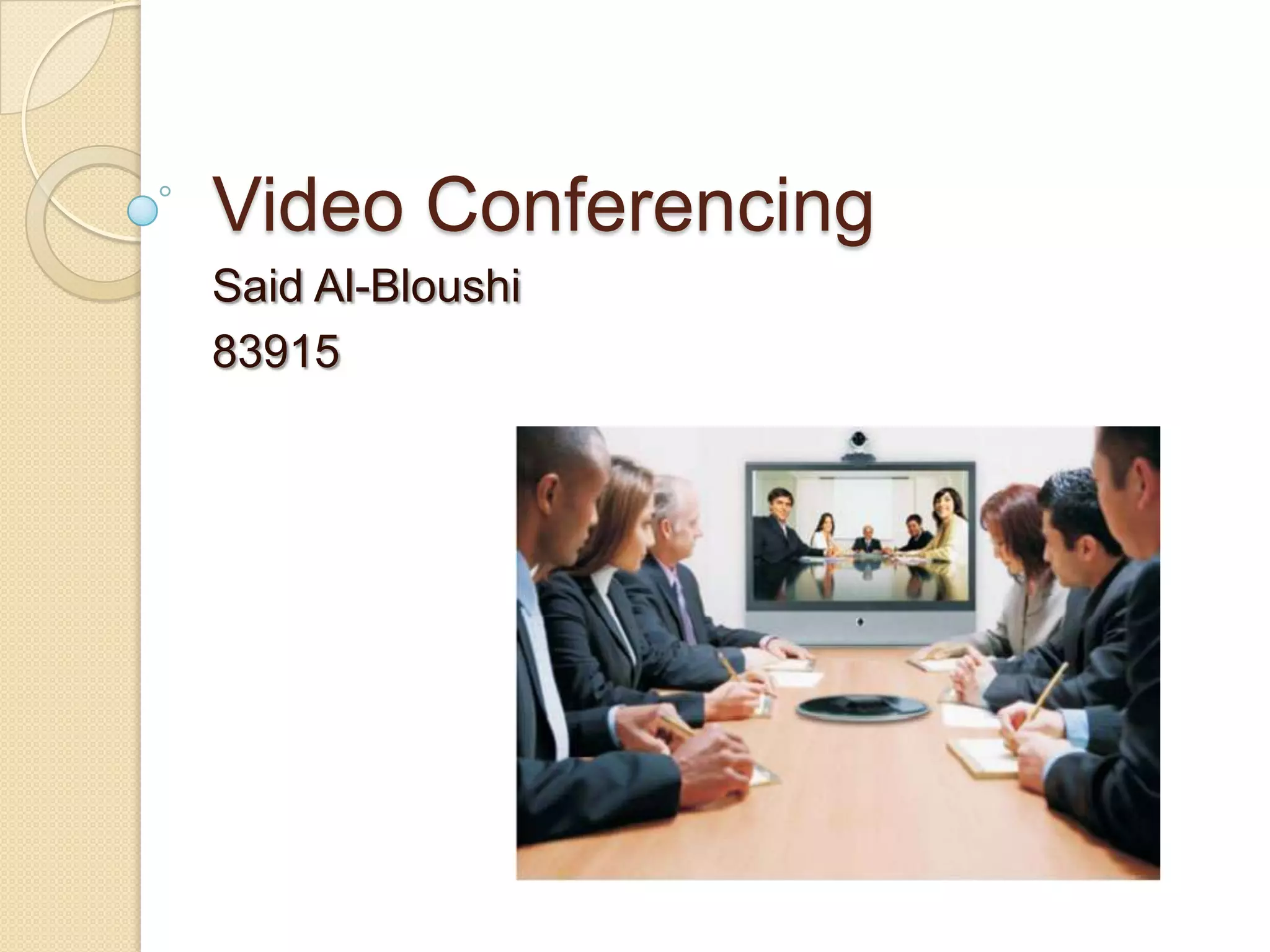 Video conferencing | PPTX