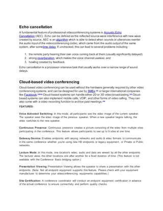 Video Conferencing | DOCX