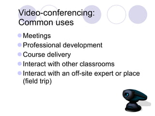 Video-Conferencing in Education | PPT | Web Conferencing | Computer ...