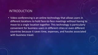 VIDEOCONFERENCING ppt.pptx