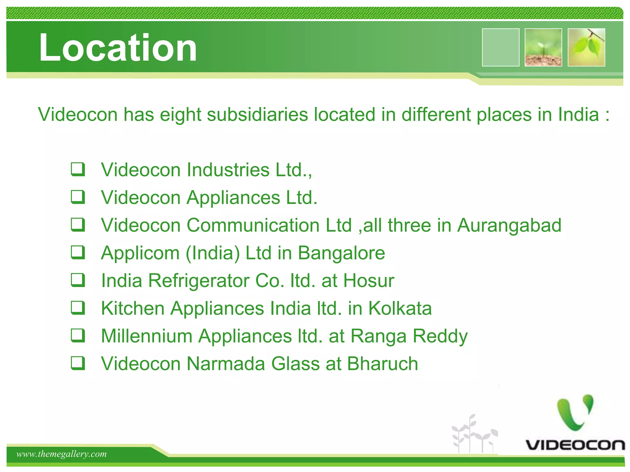 Videocon sip ppt | PPTX