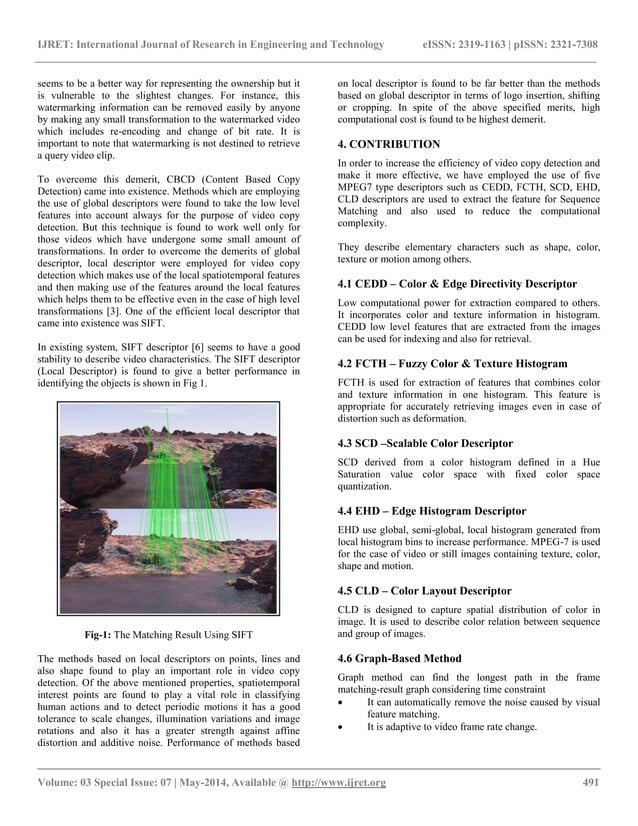 Video copy detection using segmentation method and | PDF