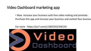 Video dashboard | PPTX