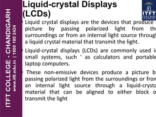 ITFT-Video display devices | PPT
