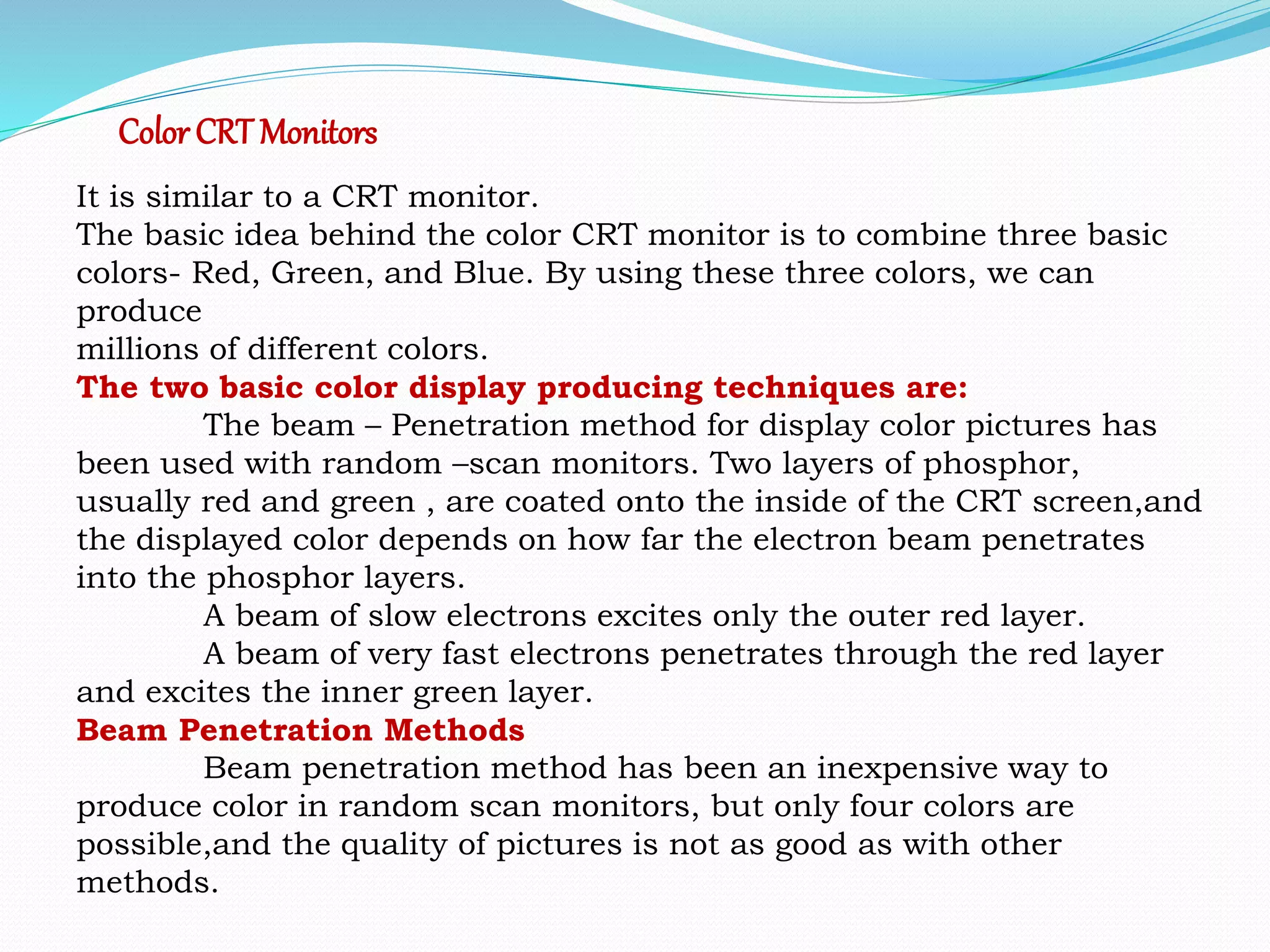 Video display devices | PPTX