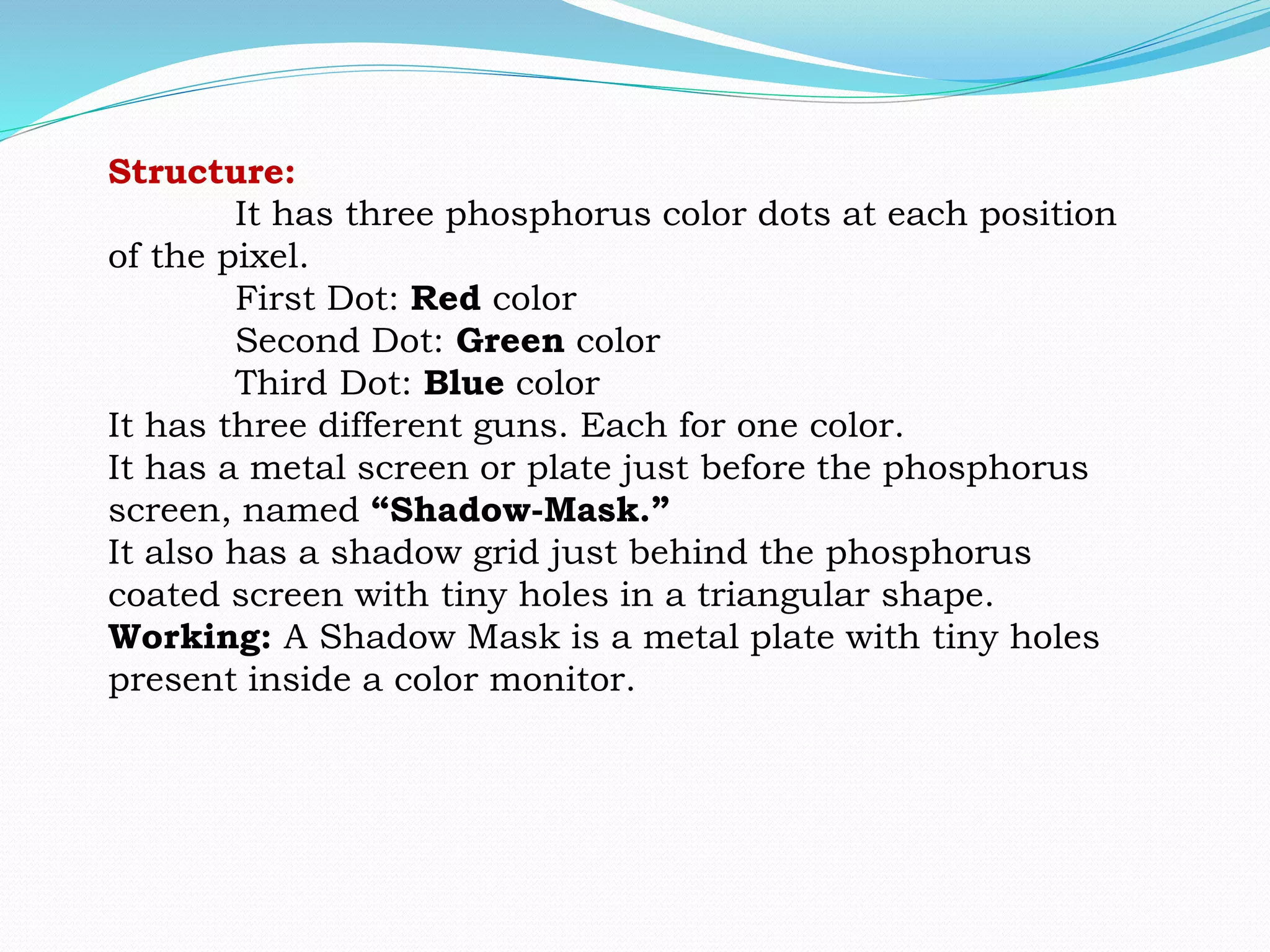 Video display devices | PPTX