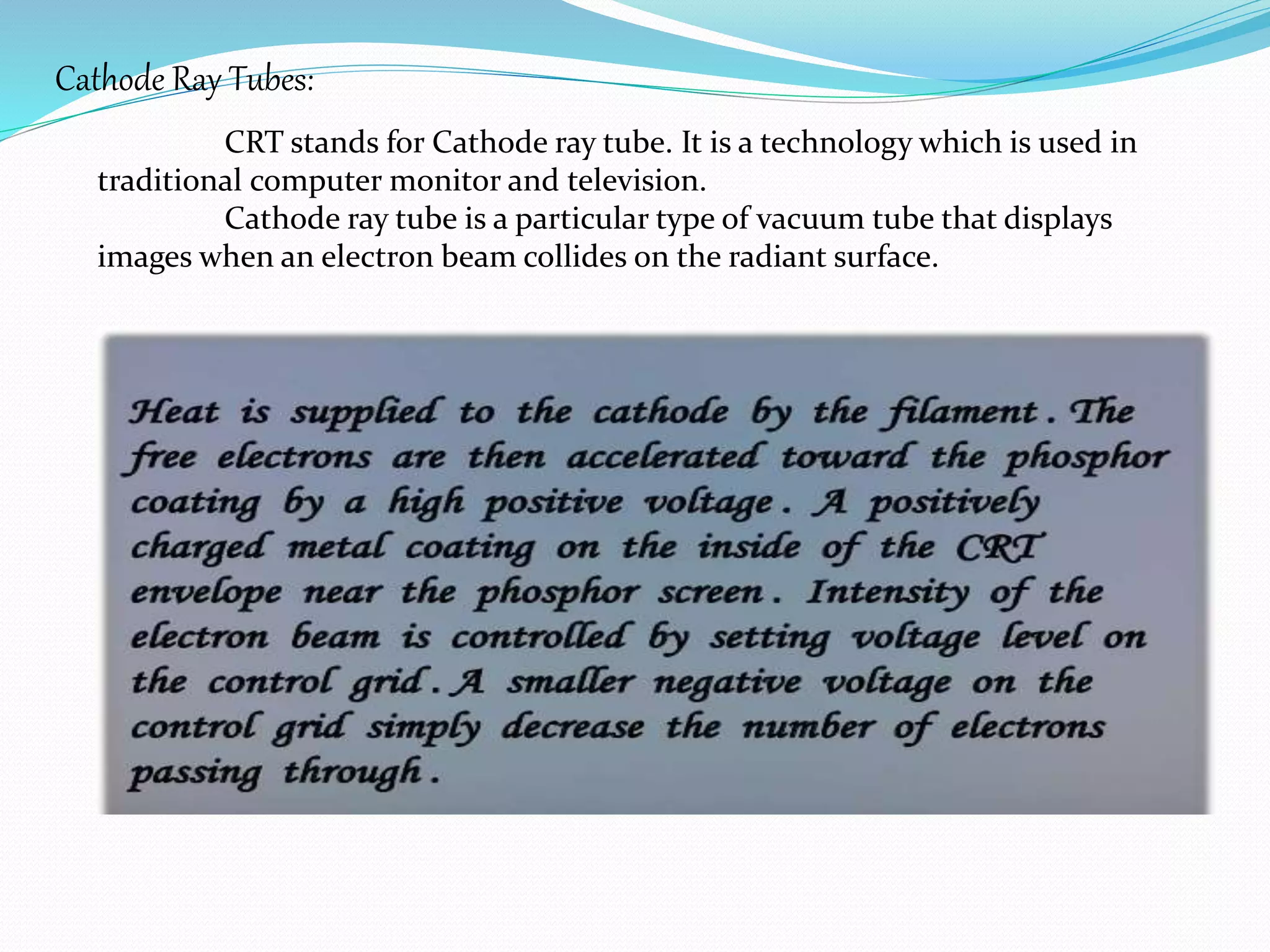 Video display devices | PPTX