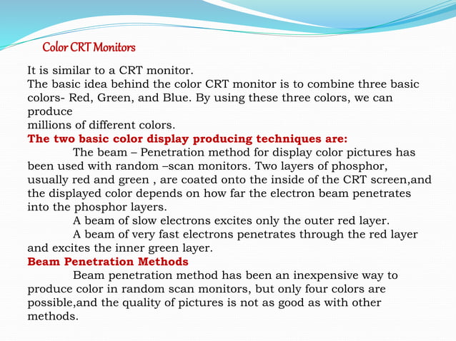 Video display devices | PPTX