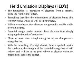 Video DIsplay Technologies | PPTX