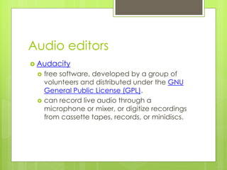 Video editing presentation | PDF