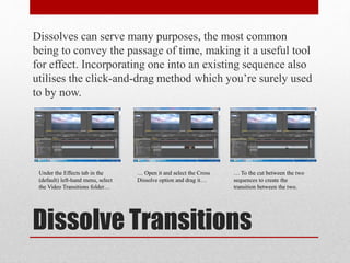 Video editing | PPTX | Video Software | Computer Software and Applications