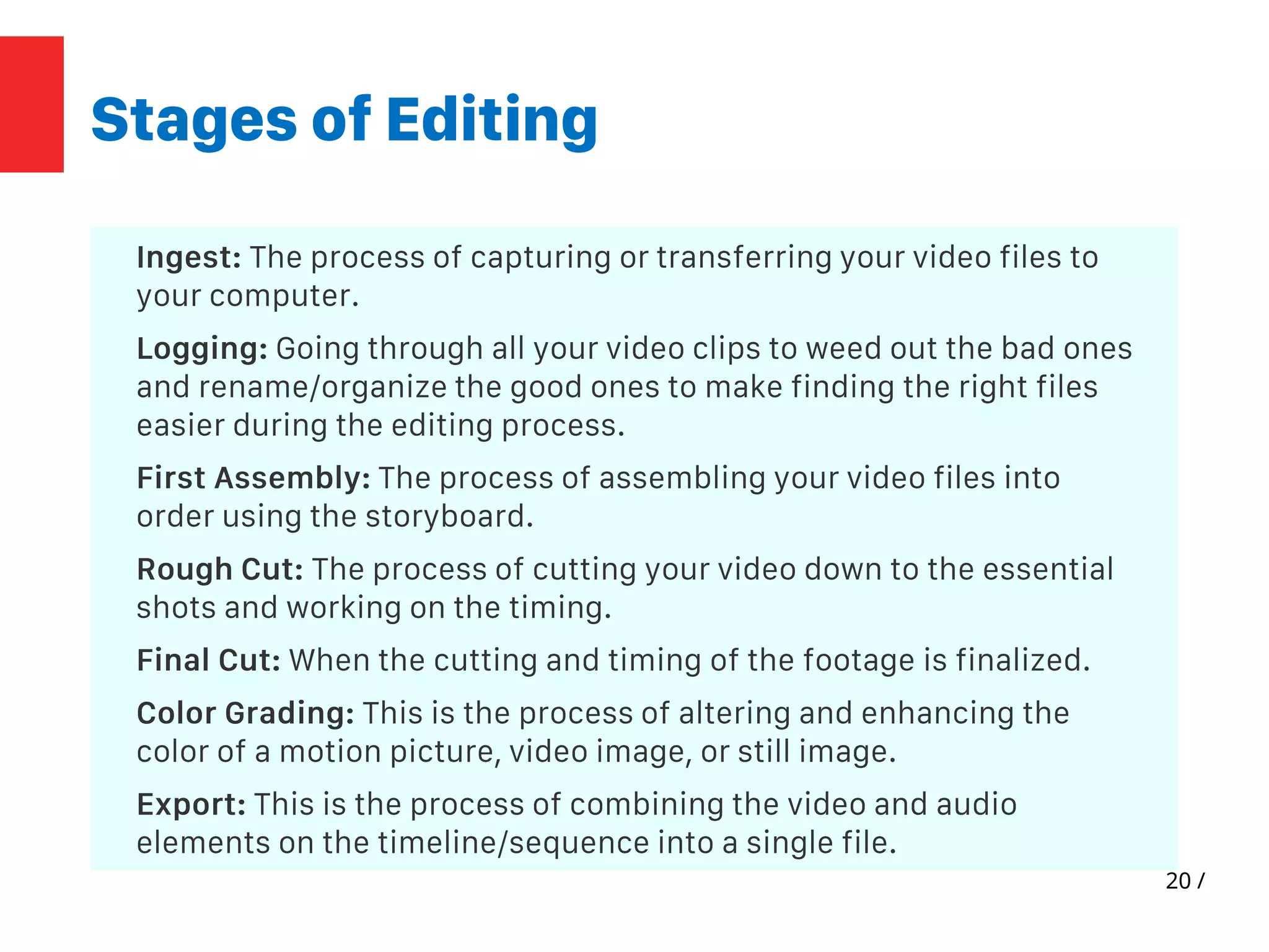 Basics of Video Editing | Types of Video Editing | Video Production ...