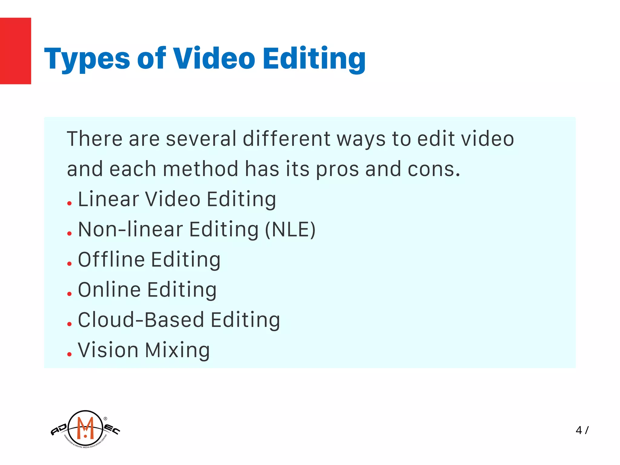 Basics of Video Editing | Types of Video Editing | Video Production ...