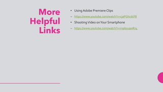 Video Editing for Beginners | PDF