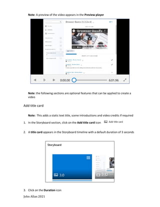 Video Editing Basics for Teachers | PDF
