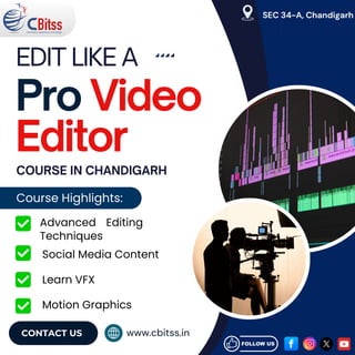 Video Editing Course in Chandigarh | Premiere Pro & After Effects ...