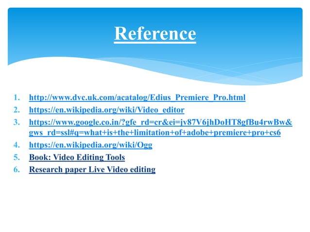 Video Editing PPT | PPTX
