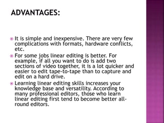 Video editing systems and their components | PPTX