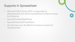 Video Embedding and Microsoft Document Integration in ColdFusion | PPT | Free Download