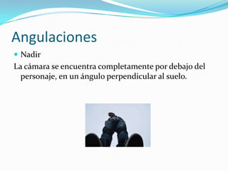 Movimientos de cámara, encuadre, figuras básicas y angulación | PPTX