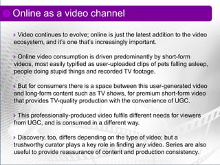 Y!CA Video Evolution Research | PPT